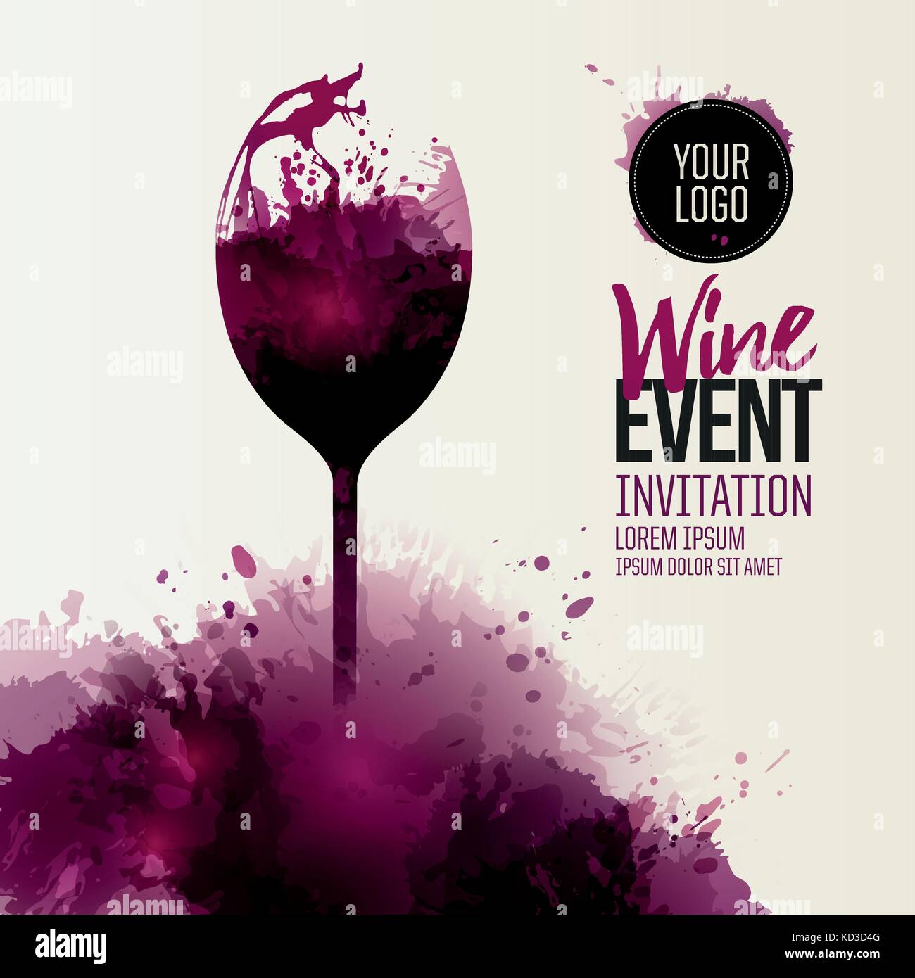 Party invitation vector vectors hi-res stock photography and images - Alamy