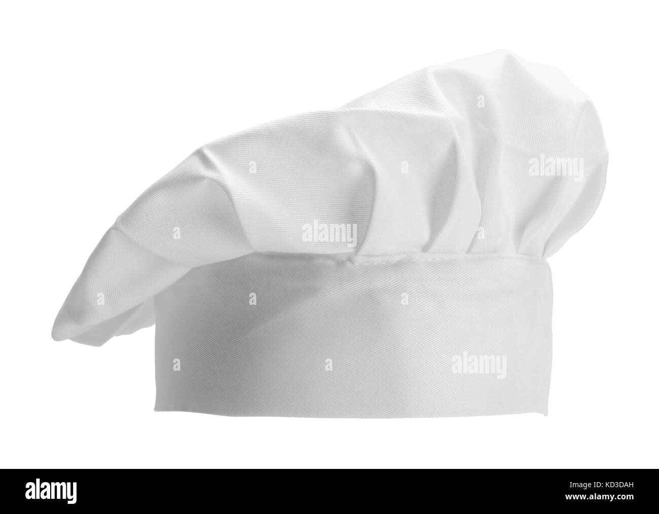 Professional Chef Hat Short Isolated on a White Background Stock Photo ...