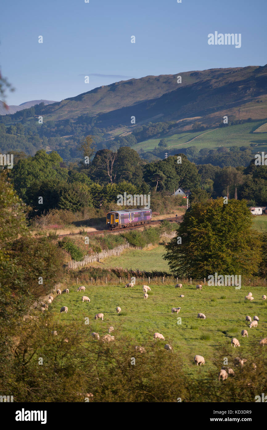 Northern rail sprinter trains working the 0747 Windermere - Oxenholme ...