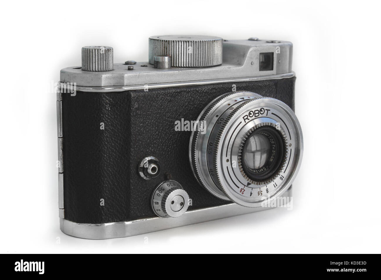 Old Robot clockwork vintage camera Stock Photo - Alamy