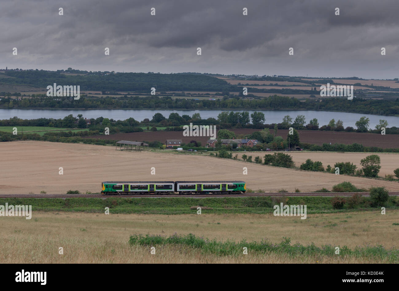 British rail class 150 sprinter diesel multiple unit train hi-res stock ...