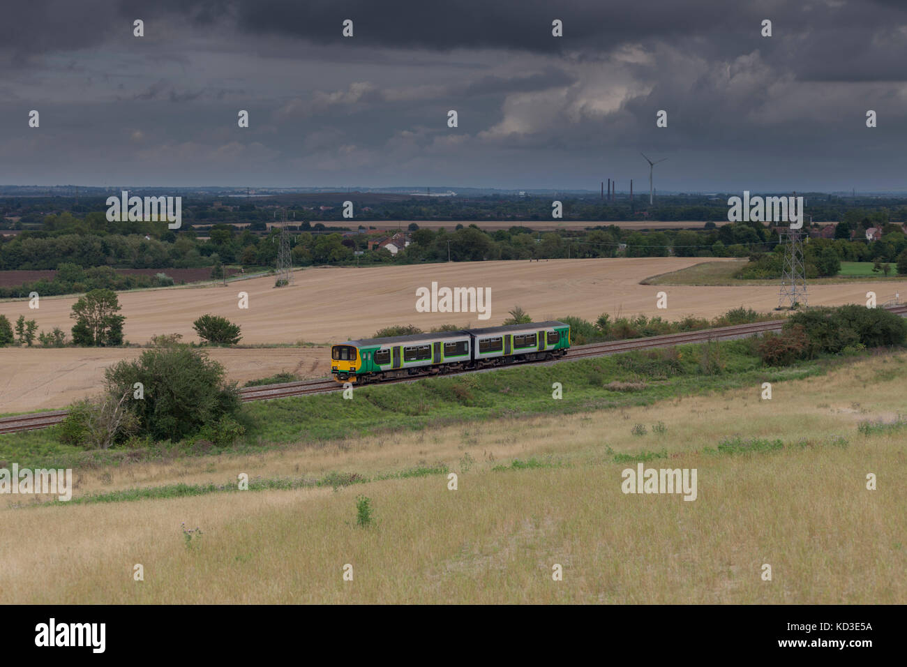 04/09/2017 Lidlington, Bedfordshire London Midland class 150 sprinter ...