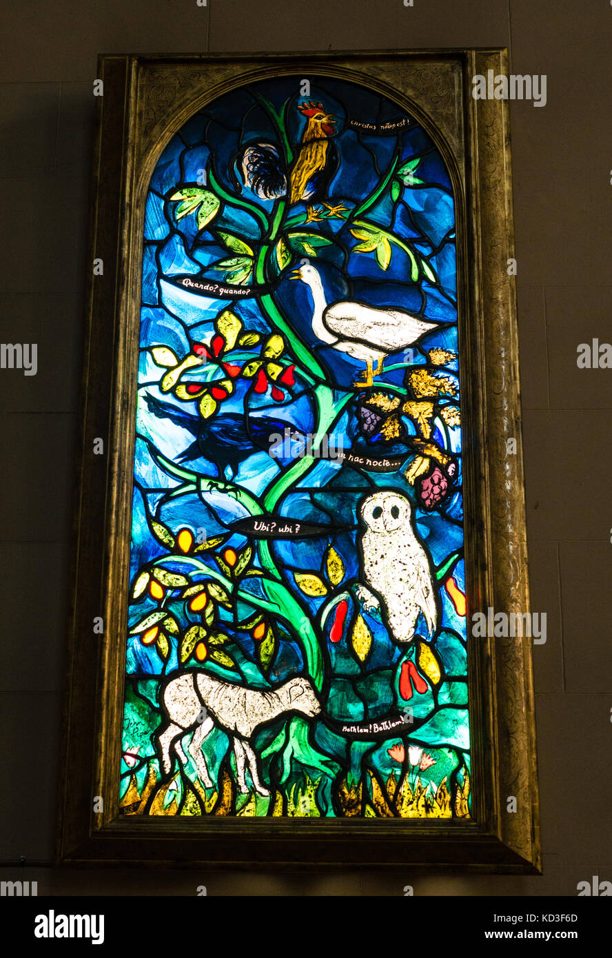 Stained glass Window, Chapel, Magdalen College, University of Oxford ...