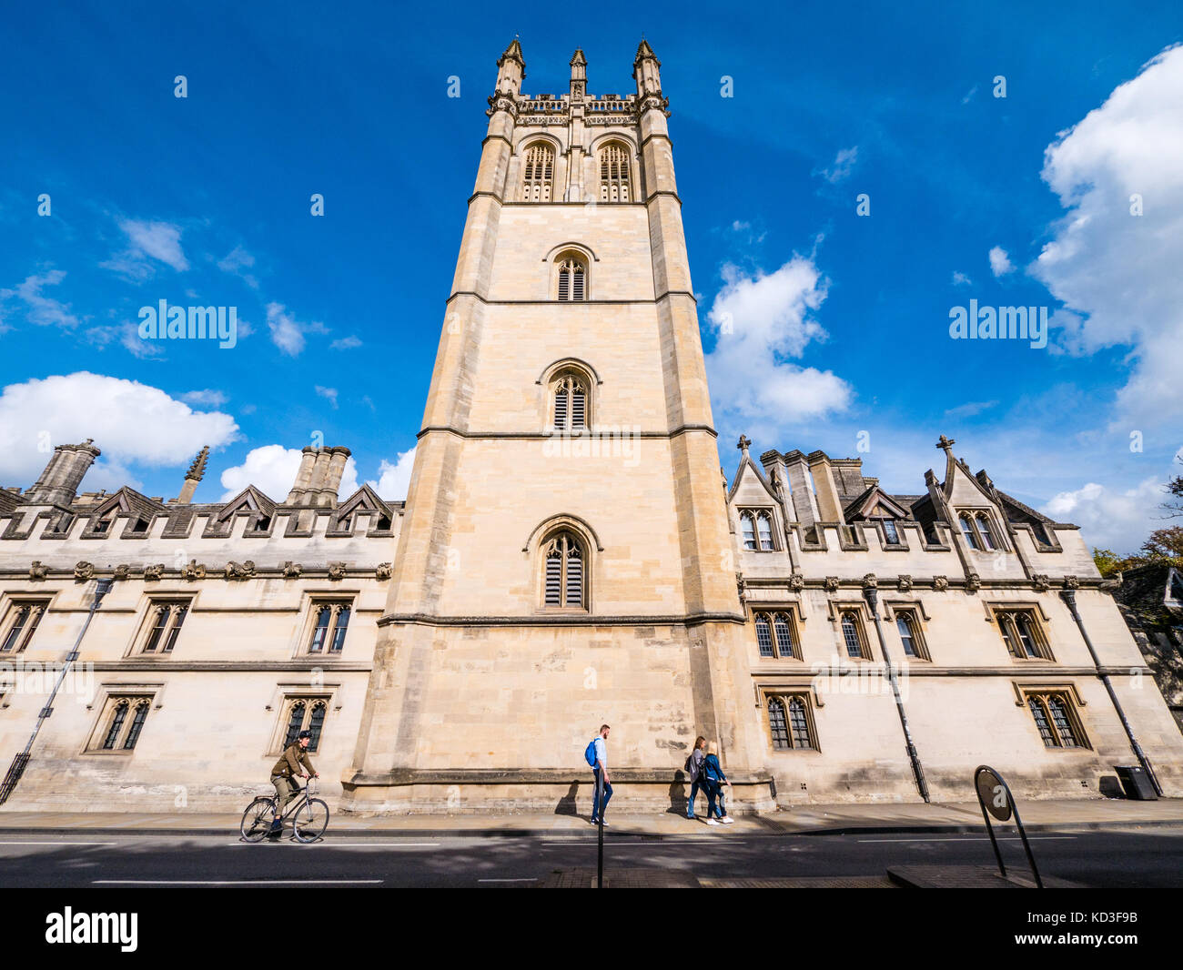 Magdalen Tower, Viewed from the High Street, Magdalen College ...
