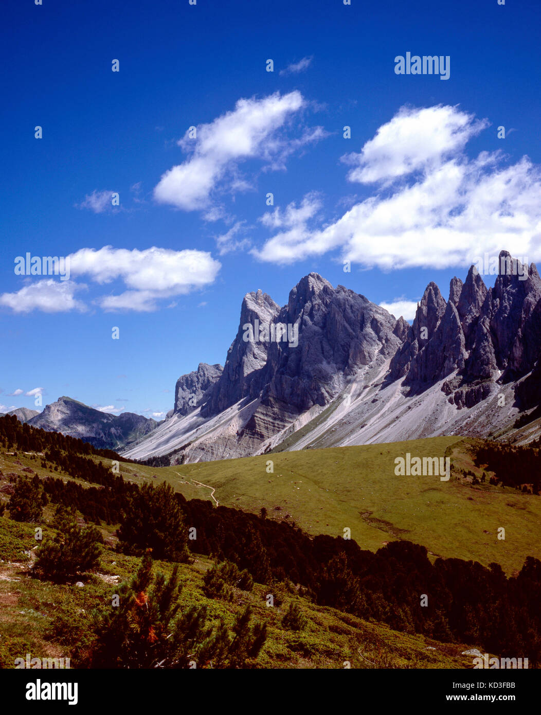 The Geisler Gruppe or Gruppo Delle Odle in the Naturpark Puez-Geisler ...
