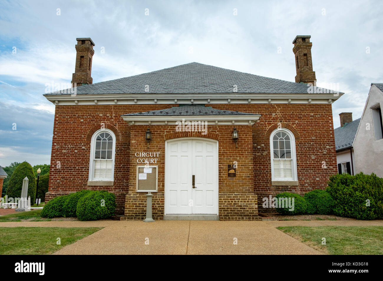 Richmond County Courthouse, Warsaw, Virginia Stock Photo - Alamy