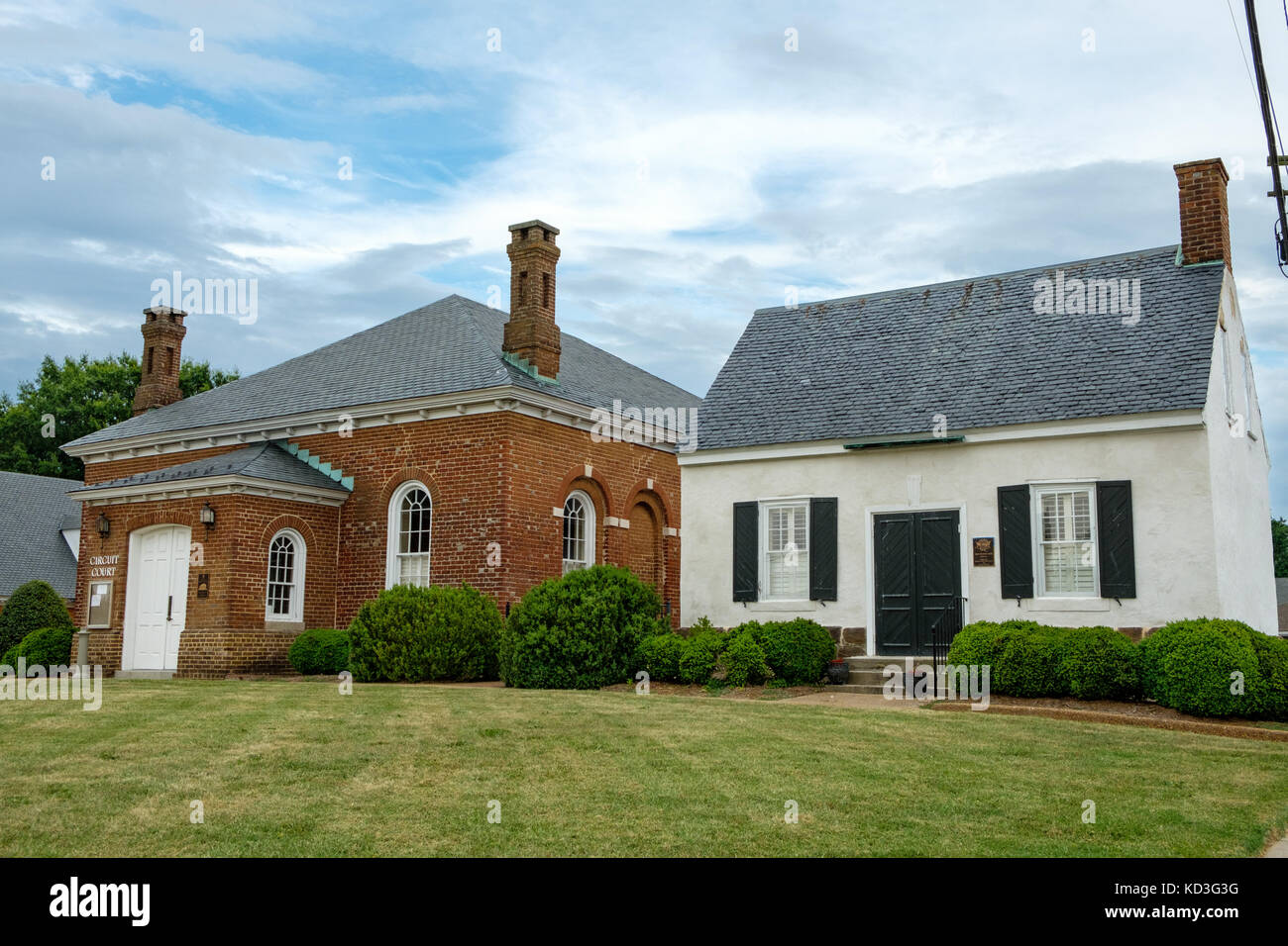 Richmond County Courthouse, Warsaw, Virginia Stock Photo - Alamy