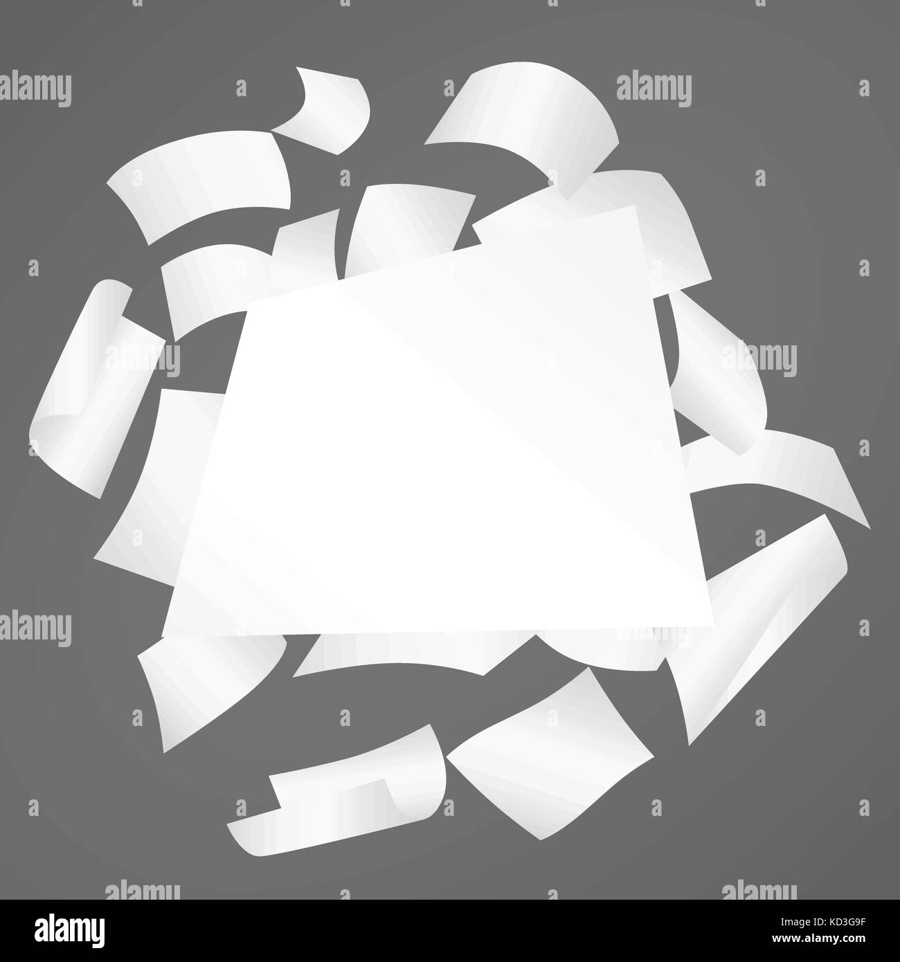 Blank paper sheet falling down hi-res stock photography and images - Alamy