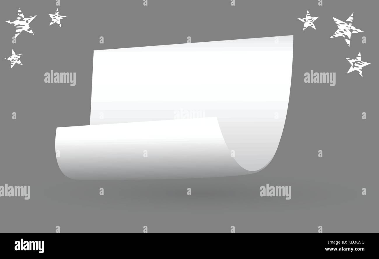 Blank paper sheet falling down hi-res stock photography and images - Alamy