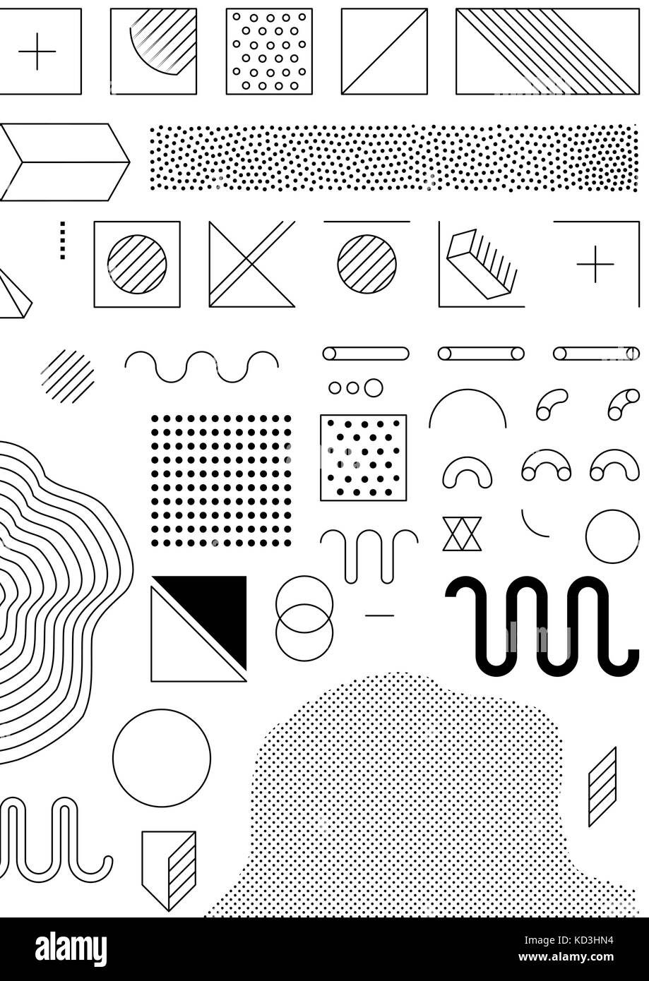 Colorful trend geometric pattern Stock Vector Image & Art - Alamy