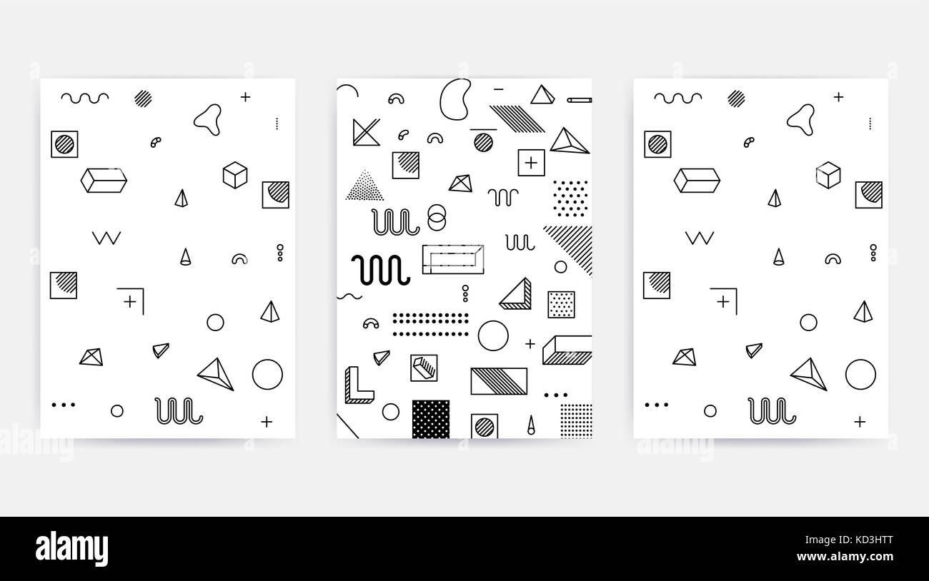 Colorful trend geometric pattern Stock Vector Image & Art - Alamy