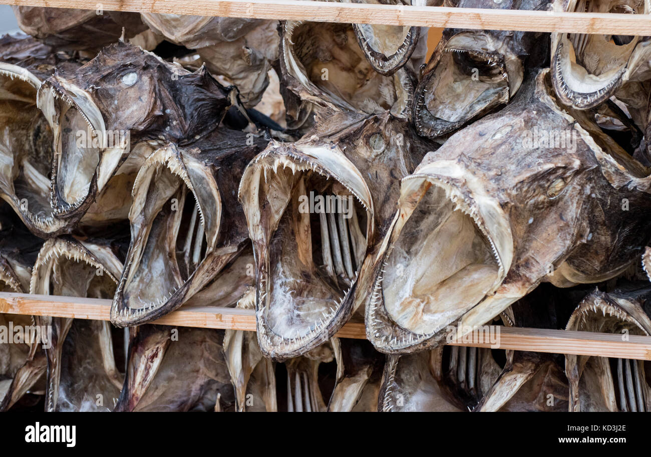 Dried cod fish Stock Photo - Alamy