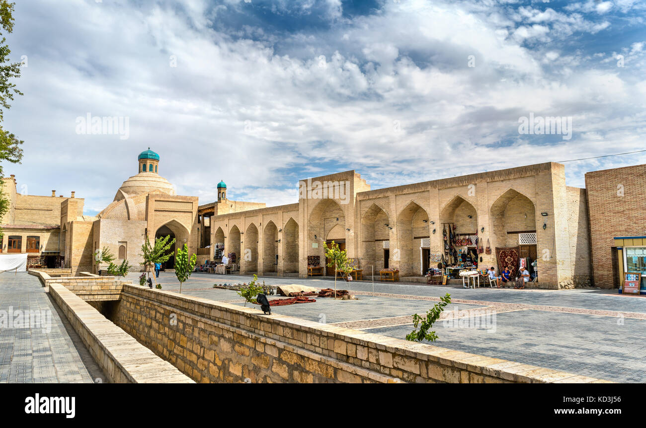 Ancient buildings in the old town of Bukhara, Uzbekistan Stock Photo ...