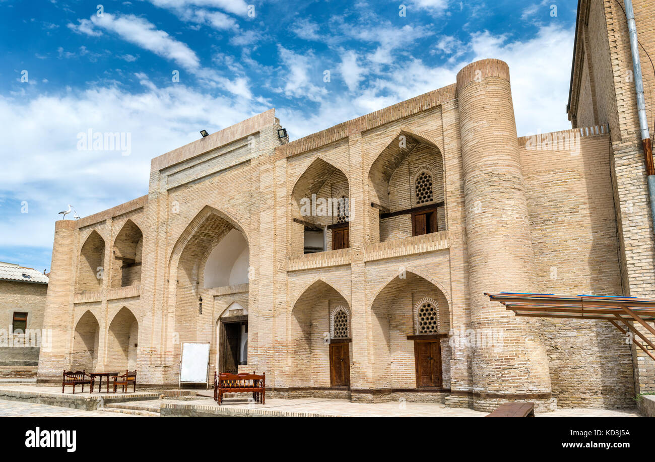 Ancient buildings in the old town of Bukhara, Uzbekistan Stock Photo ...