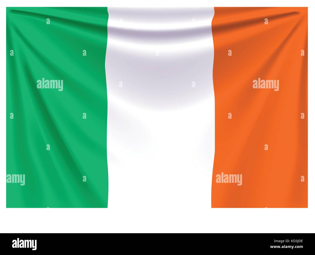 back flag ireland Stock Vector Image & Art - Alamy