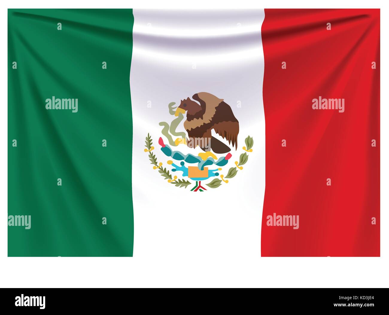 back flag mexico Stock Vector Image & Art - Alamy