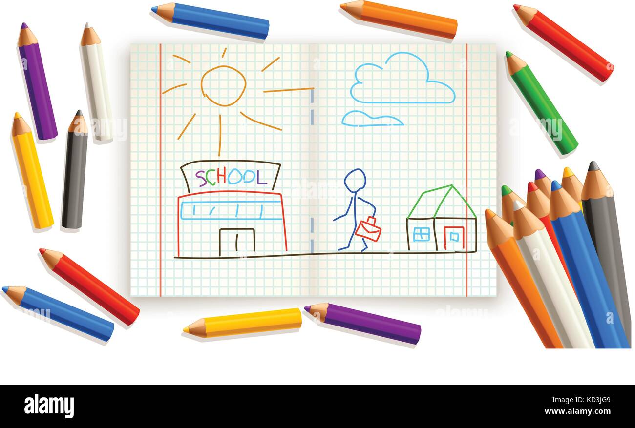 Text welcome back set Cut Out Stock Images & Pictures - Alamy