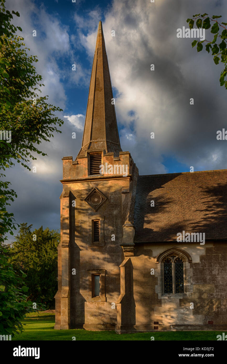 Church of St Andrew (Saint Andrew), Bramfield, Hertfordshire,England ...