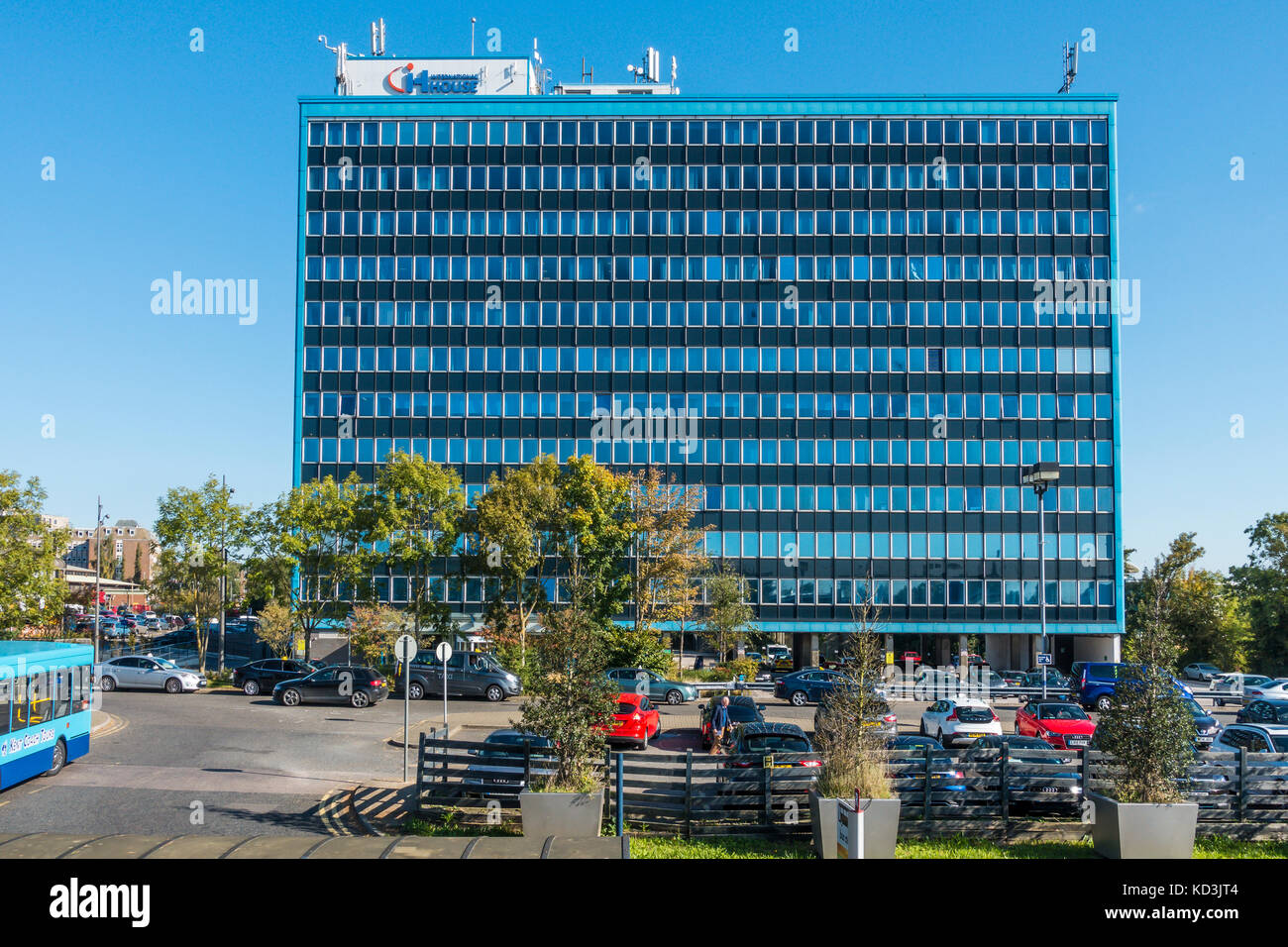 International House,Modern Office Block,Ashford,Kent,England,Adjacent ...