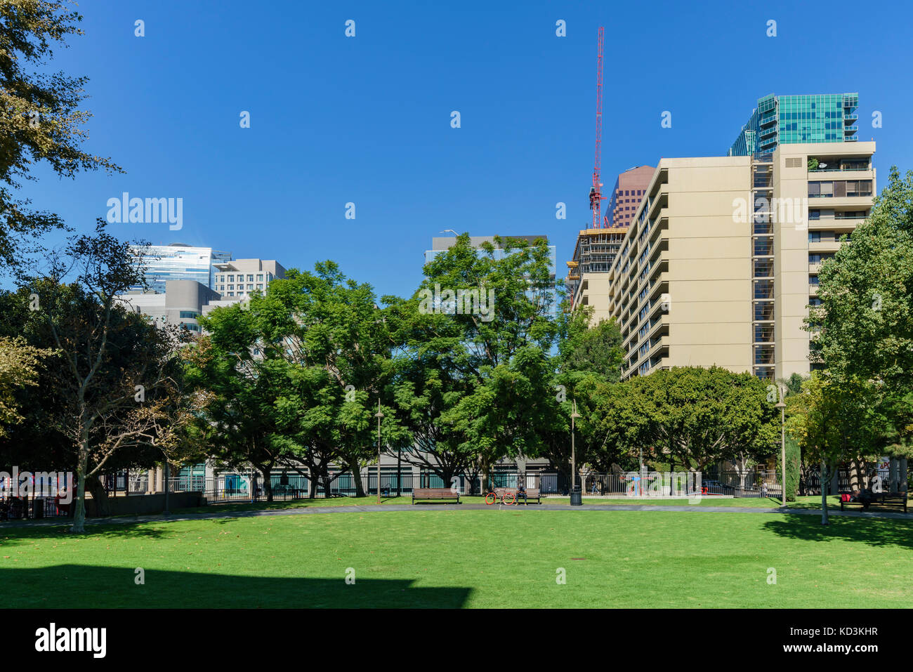 Grand hope park los angeles hi-res stock photography and images - Alamy