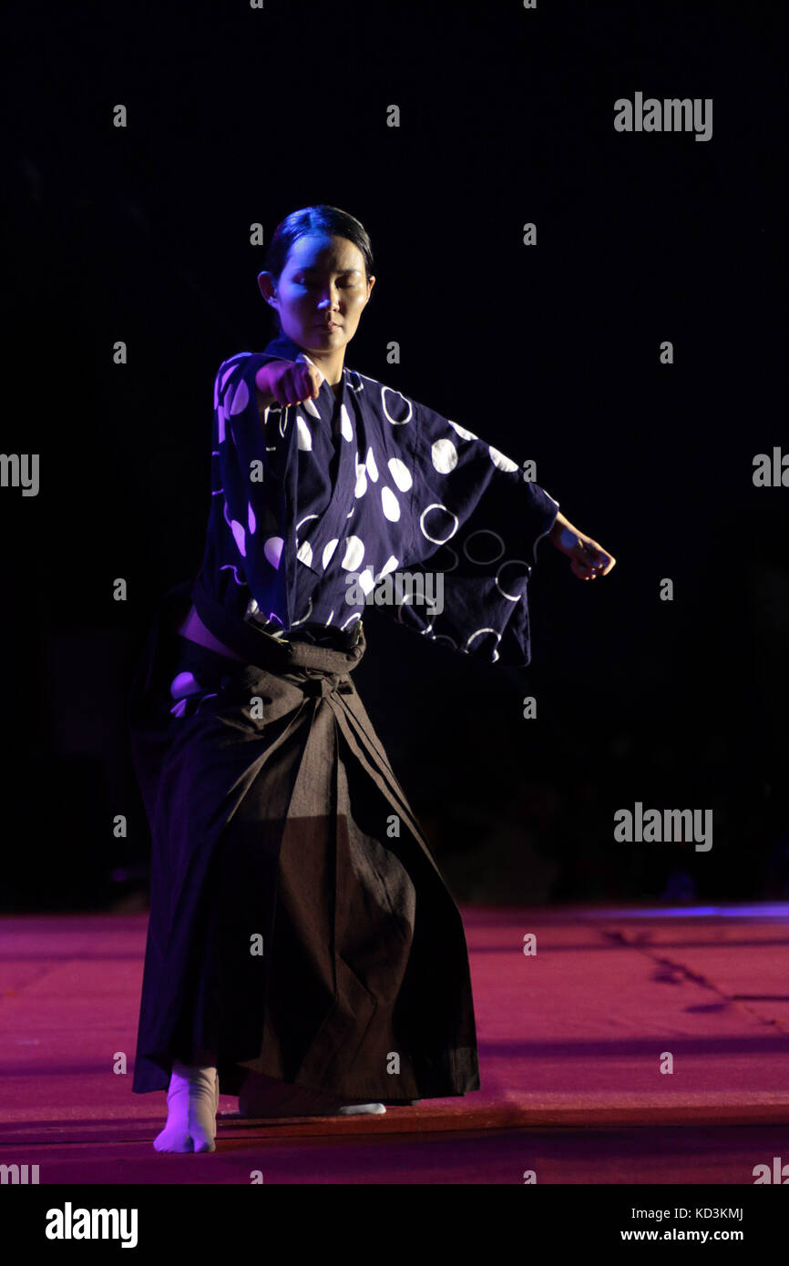 Japanese cultural stage show Stock Photo - Alamy