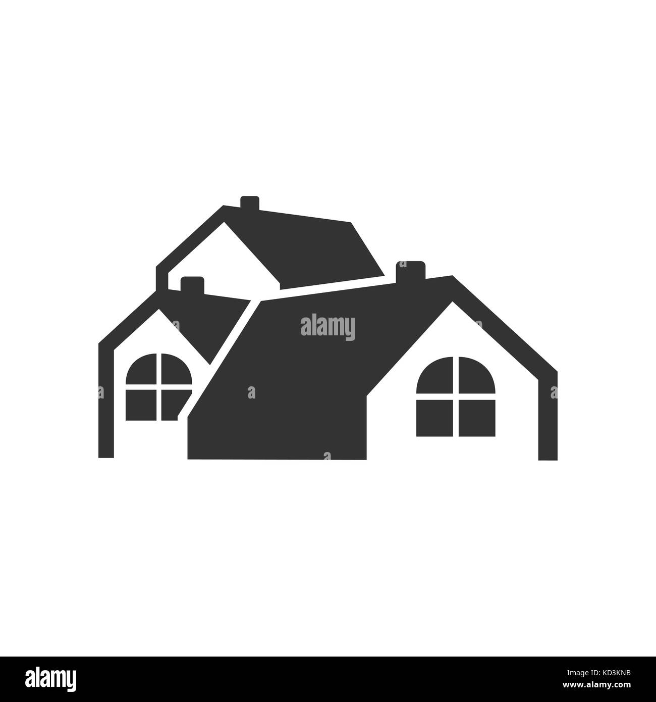 Simple Group House Logo Stock Vector Image & Art - Alamy