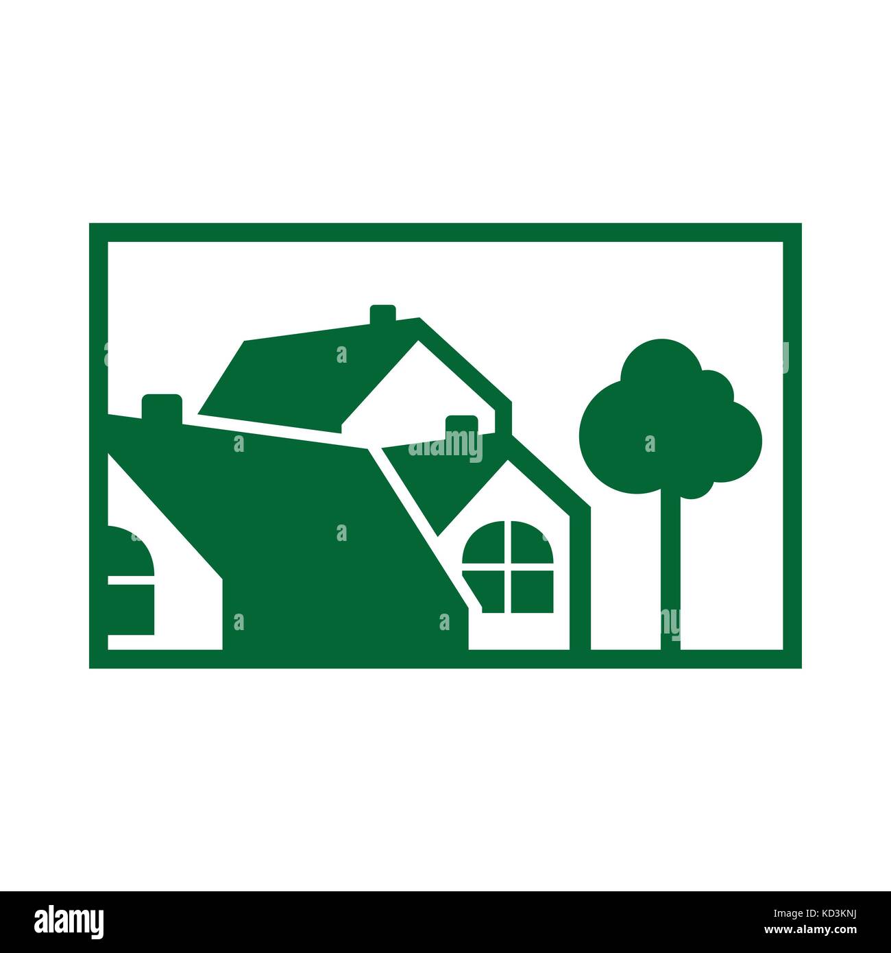 Property Symbol Luxury Eco Friendly House Stock Vector Image & Art - Alamy