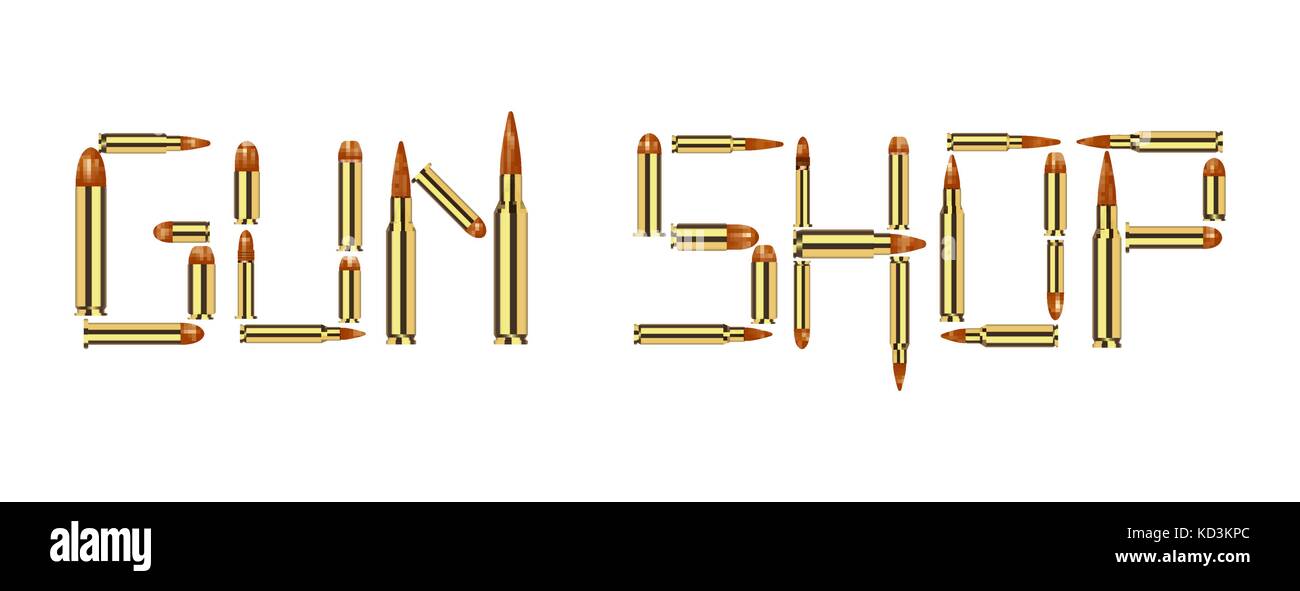 Gun shop sign hi-res stock photography and images - Alamy