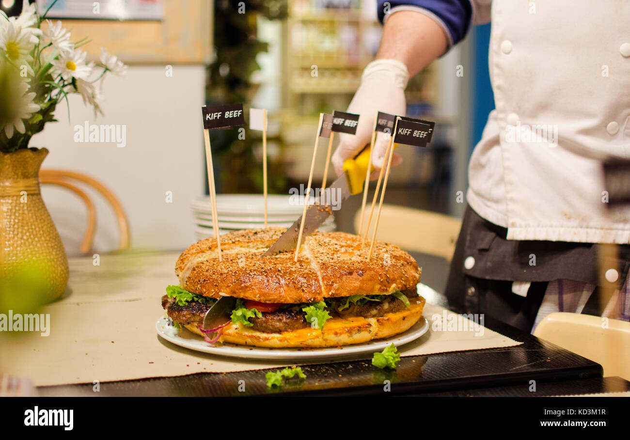 the king kong burger Stock Photo - Alamy