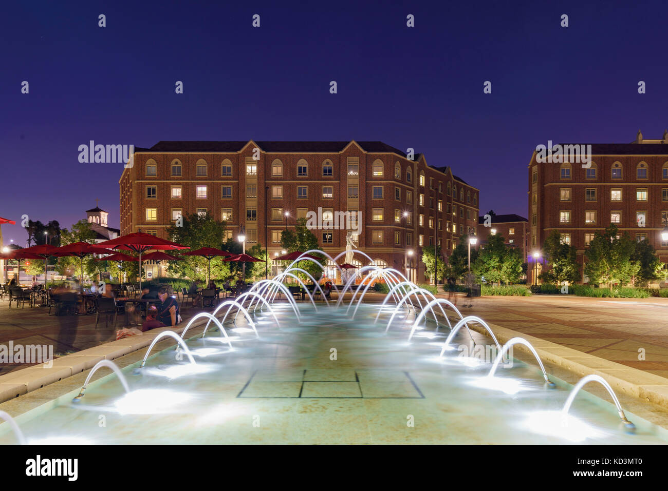 Los Angeles, OCT 8: Night view of the beautiful Hecuba Queen of Troy of ...