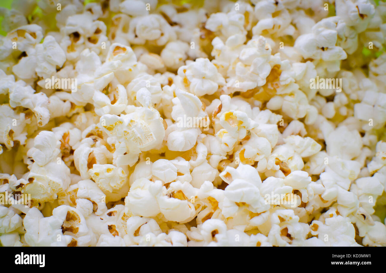 Scattered salted popcorn, texture background Stock Photo - Alamy