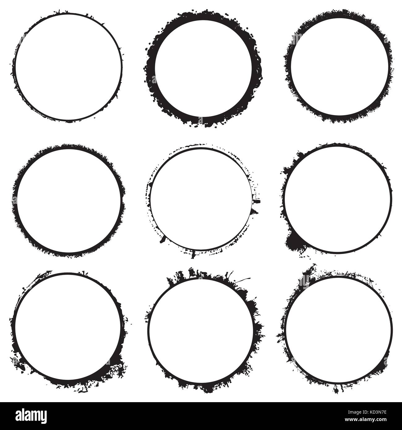 Circular Frames Set Stock Vector Image & Art - Alamy
