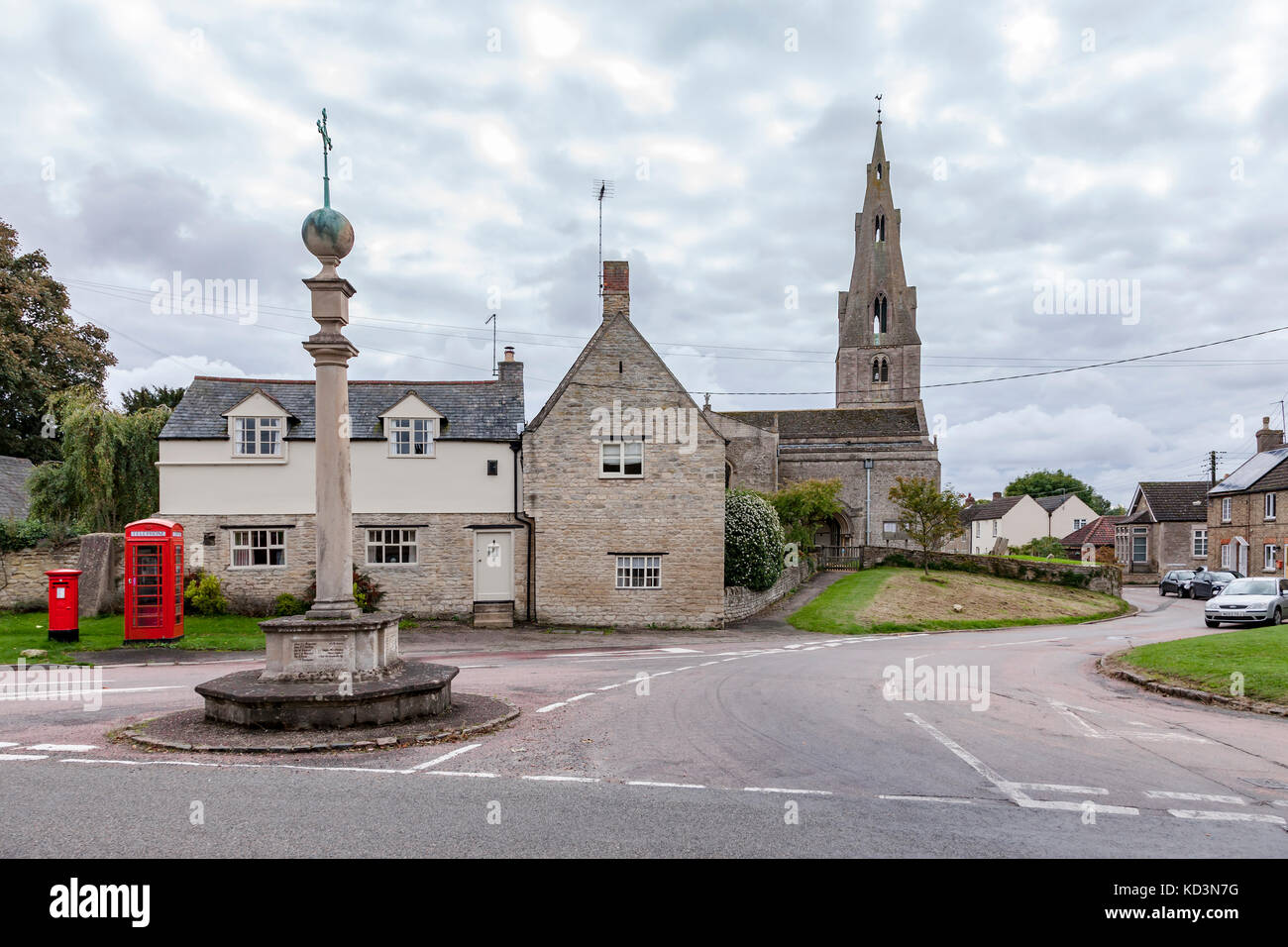 Polebrook is a village in Northamptonshire, England. U.K Stock Photo ...
