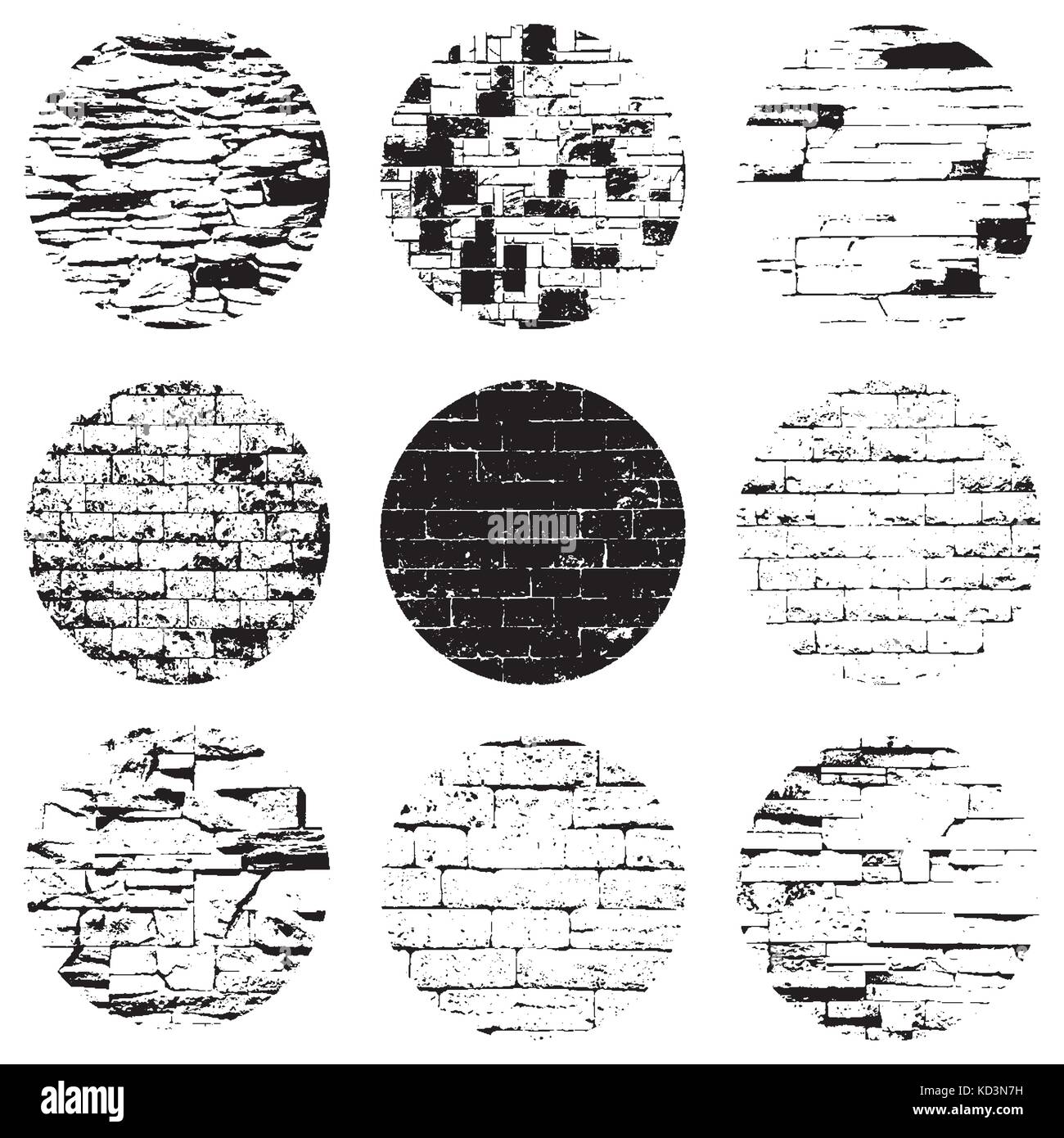 Circular Brick Textures Stock Vector Image & Art - Alamy