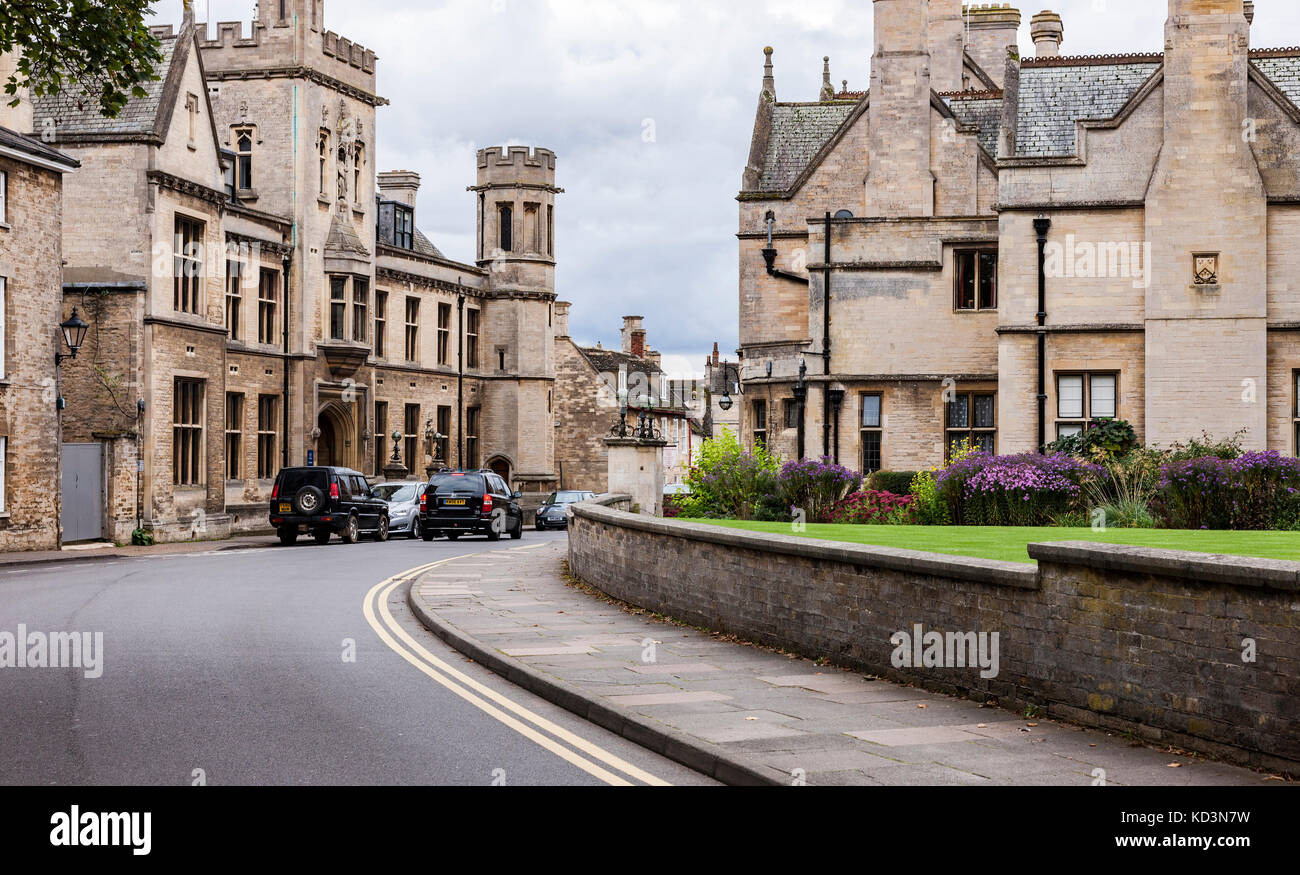 Oundle School, a boarding and day school, Georgian style buildings ...