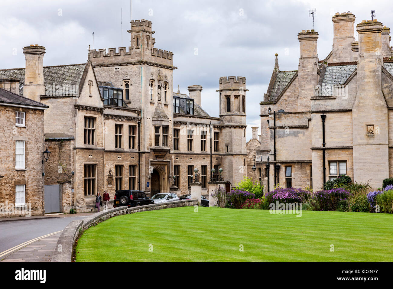 Oundle School, a boarding and day school, Georgian style buildings ...
