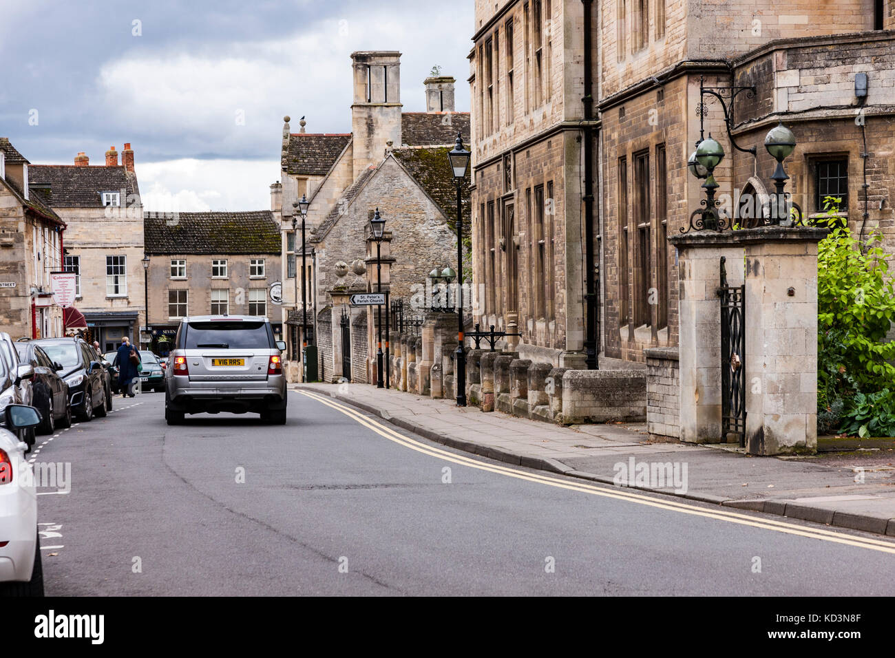 Oundle School, a boarding and day school, Georgian style buildings ...