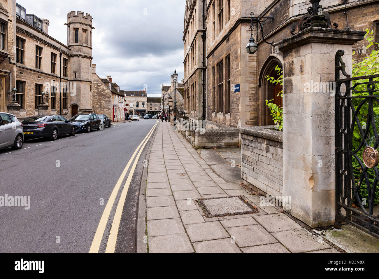 Oundle School, a boarding and day school, Georgian style buildings ...