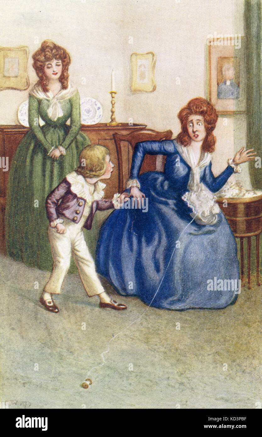 The Miss Steeles and William Middleton (son of Lady Middleton). William ...