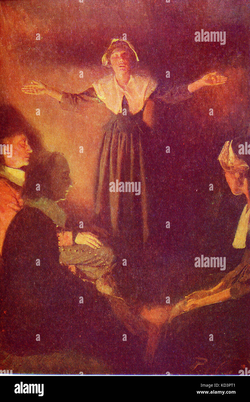 Mary Dyer, one of the Boston Martyrs, refuses to repent her Quaker ...