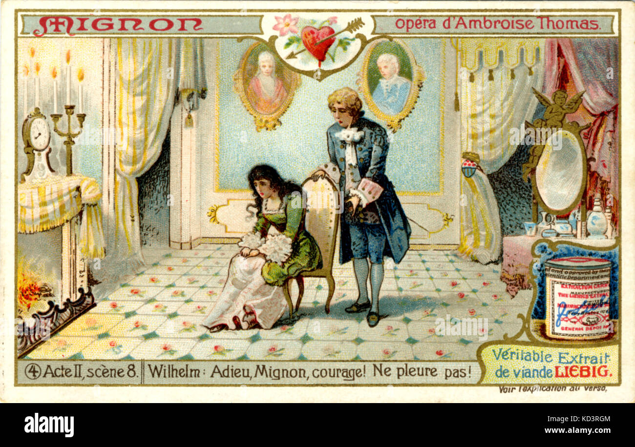 THOMAS, Ambroise - Mignon - Act 2 Scene 8 Wilhelm won over by Philine ...