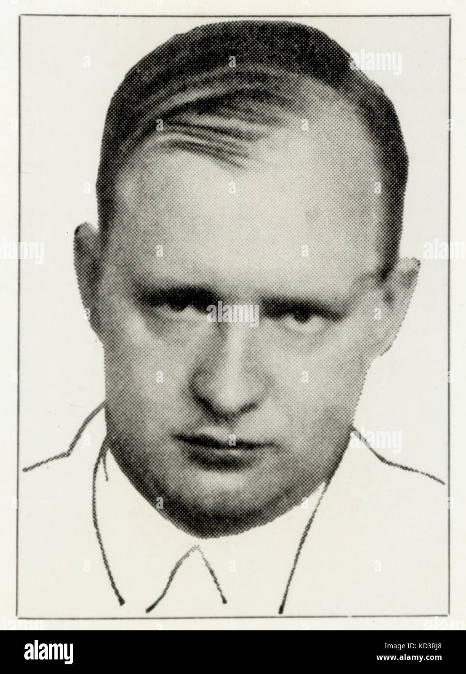 HINDEMITH, Paul - portrait - in the 1920 's. German composer, 16 ...