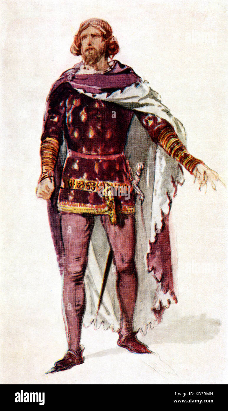 VERDI - Il Trovatore - costume for première. Italian composer (1813 ...