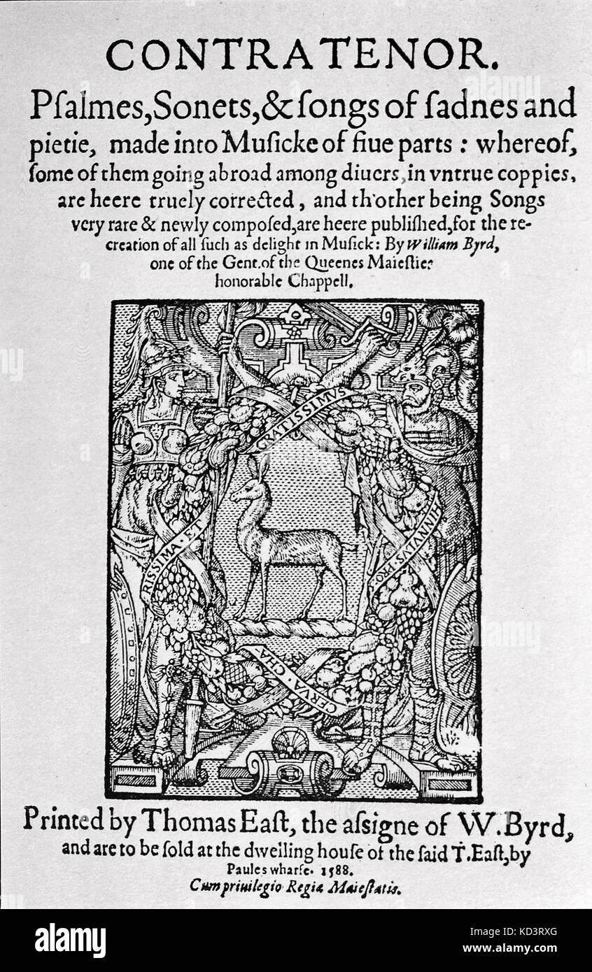 16th century renaissance score hi-res stock photography and images - Alamy