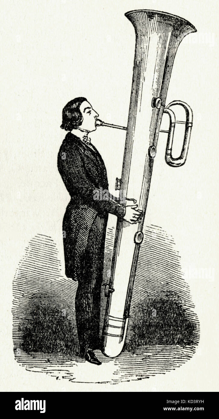 INST - Brass - Ophicleide - played by Prospère: French player born in ...