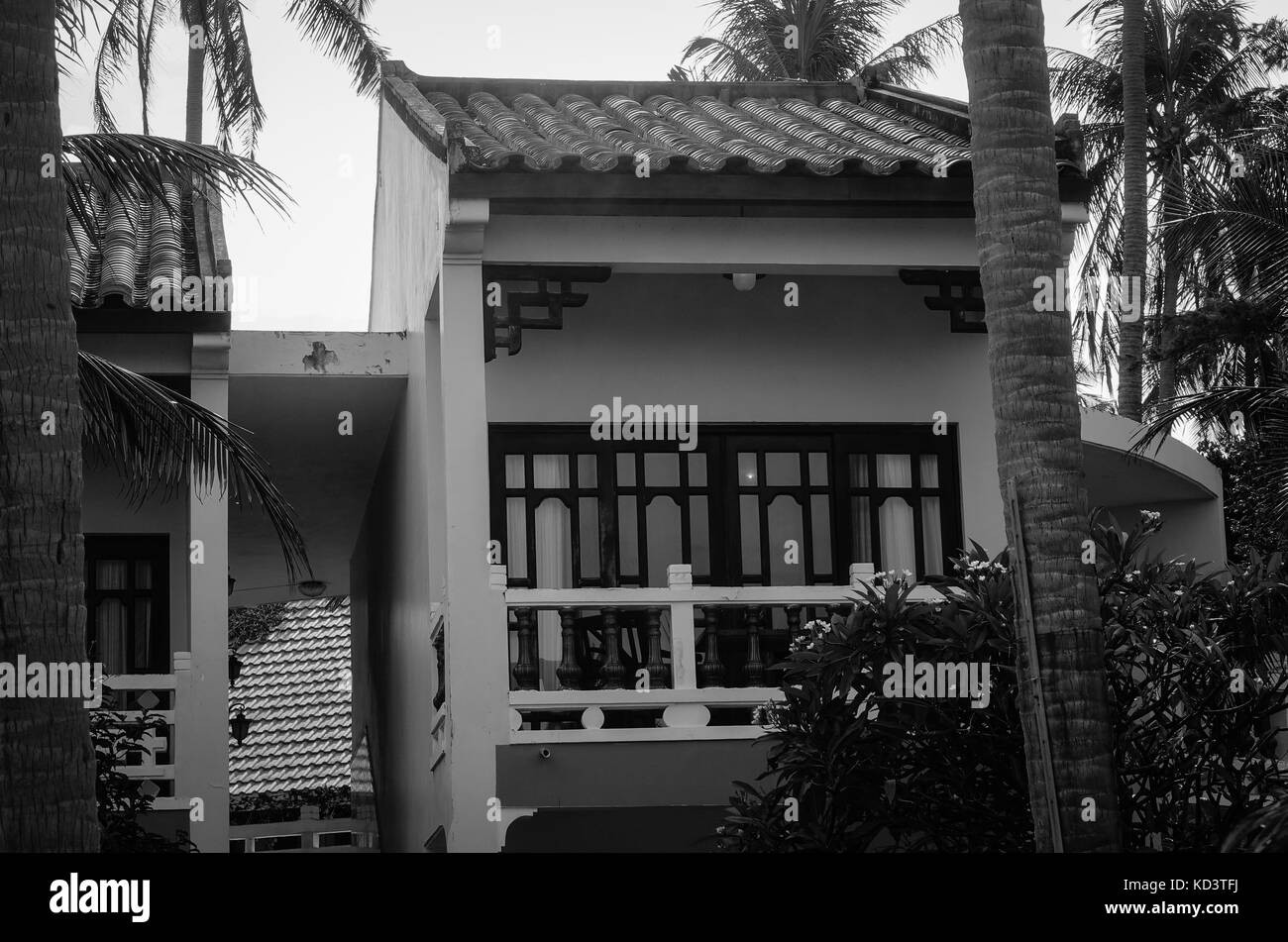 Phan Thiet, Vietnam - Jun 3, 2017. Cottages at luxury resort in Phan ...