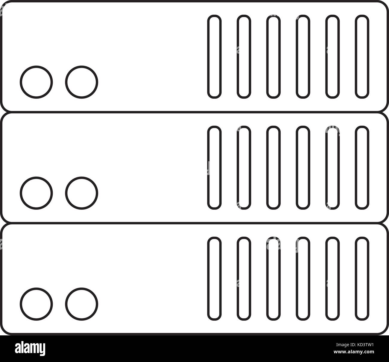 data center server icon Stock Vector Image & Art - Alamy