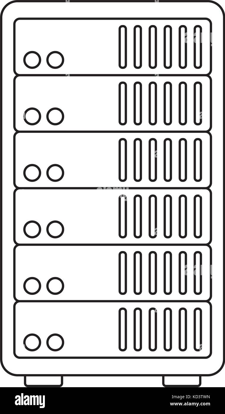 data center server icon Stock Vector Image & Art - Alamy
