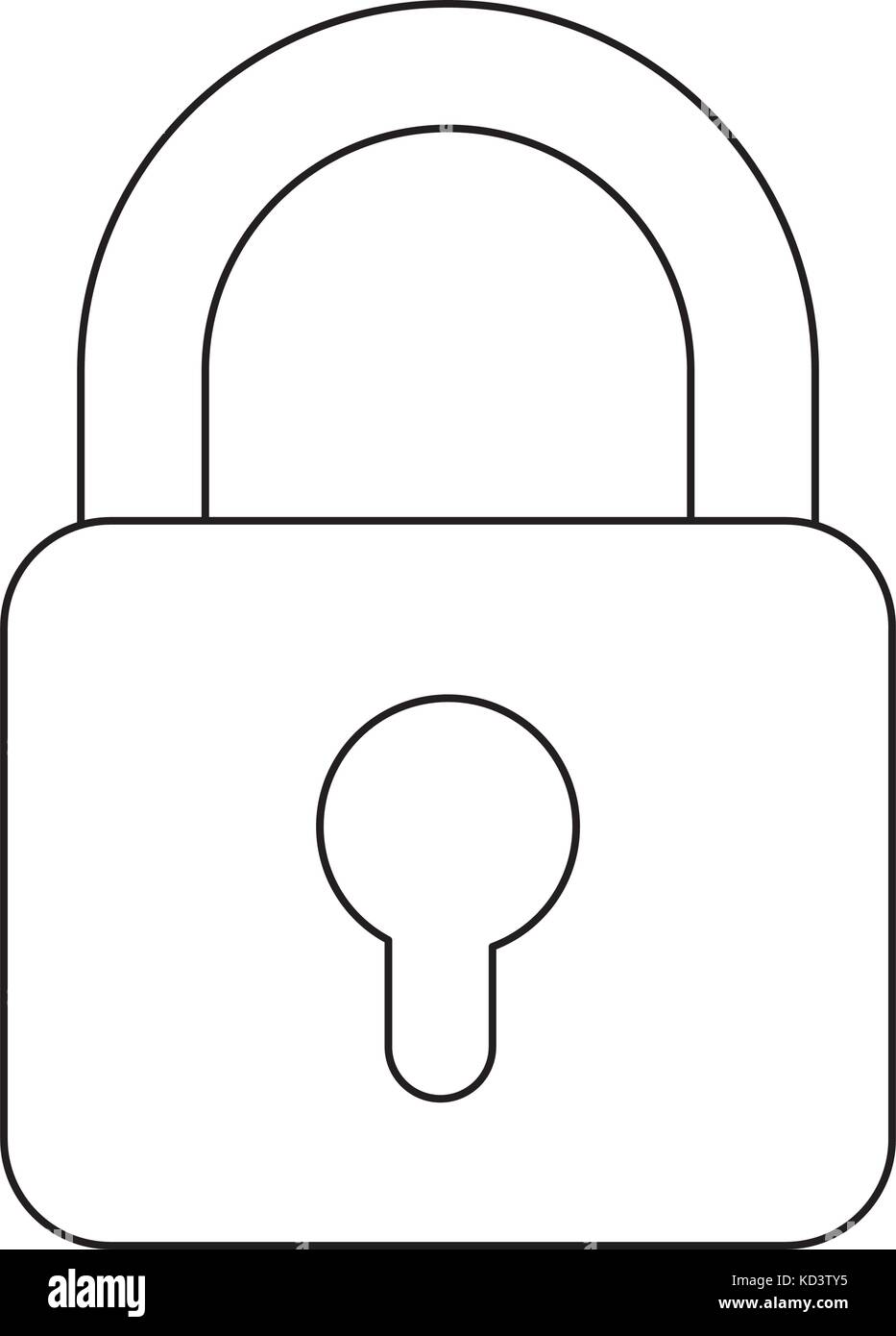 padlock icon image Stock Vector Image & Art - Alamy