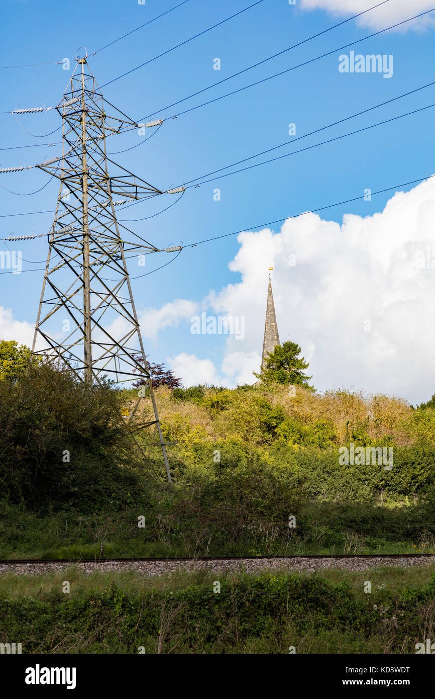 The shape of the spire on the Church of St Margaret, Barming, is ...